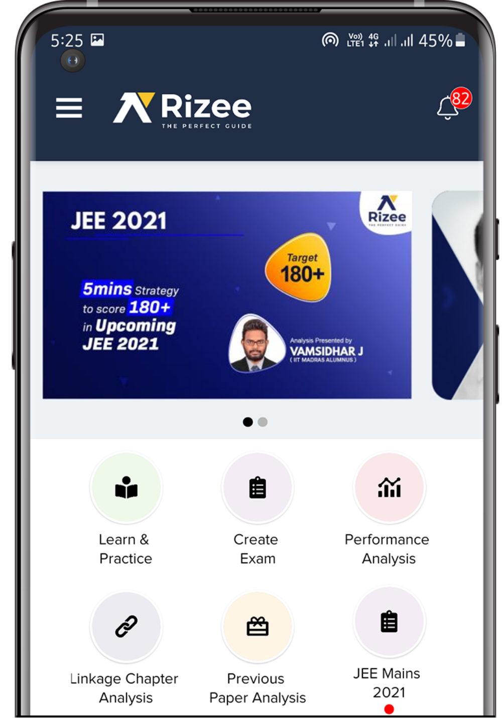 Rizee - The Perfect Guide for NEET & JEE Mains exam pattern 2021